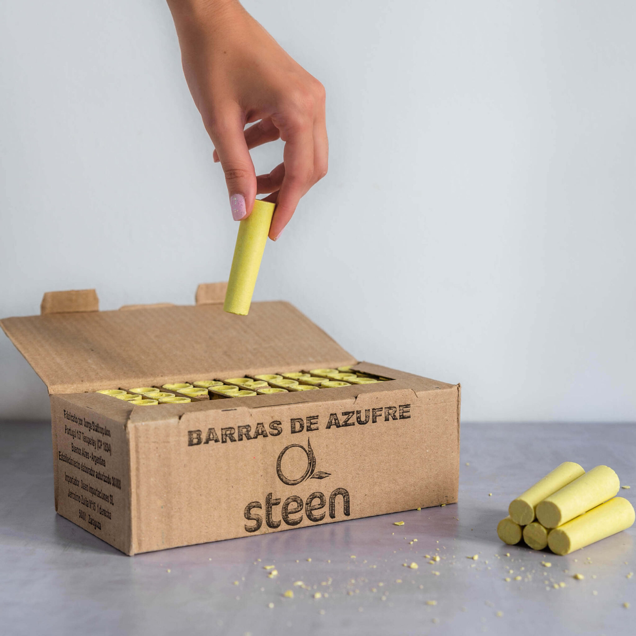 Pack 5 Cajas barras de azufre de 5 unidades – Nature Steen